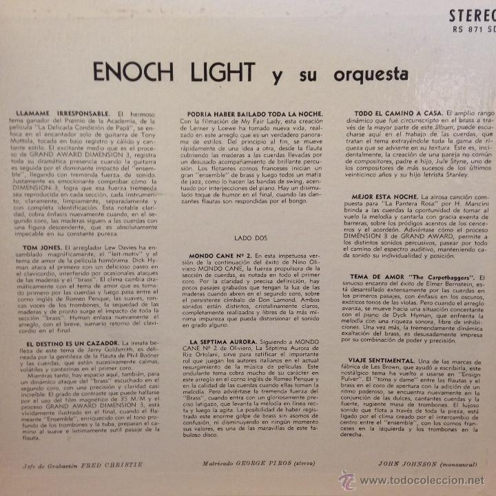 lp de enoch light y su orquesta año 1964 edició - Comprar Discos LP ...