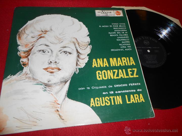 ana maria gonzalez interpreta a agustin lara lp - Comprar Discos LP ...