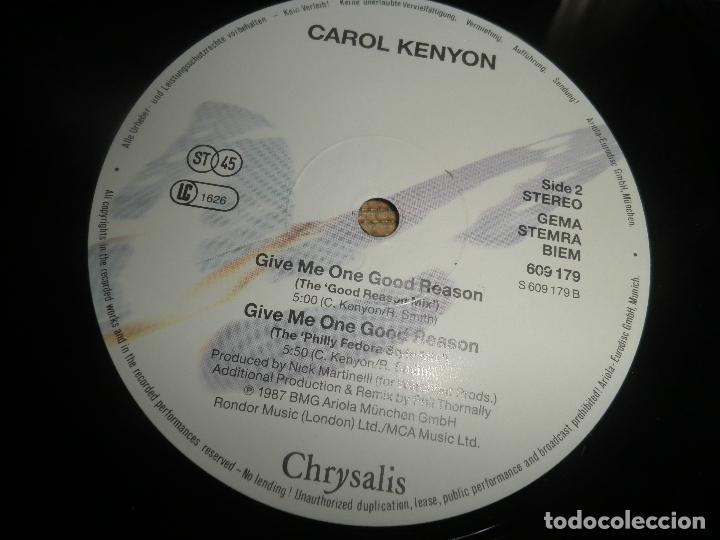 carol kenyon - give me one good reason - maxi s - Comprar Discos Maxi ...