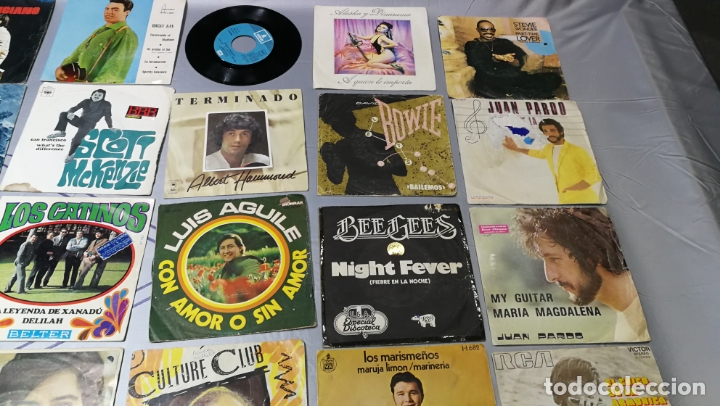lote de 30 discos pequeños singles variados de - Comprar en ...