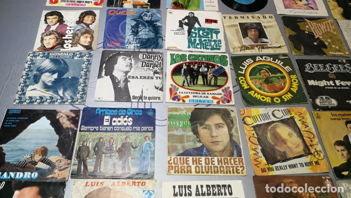 lote de 30 discos pequeños singles variados de - Comprar en ...
