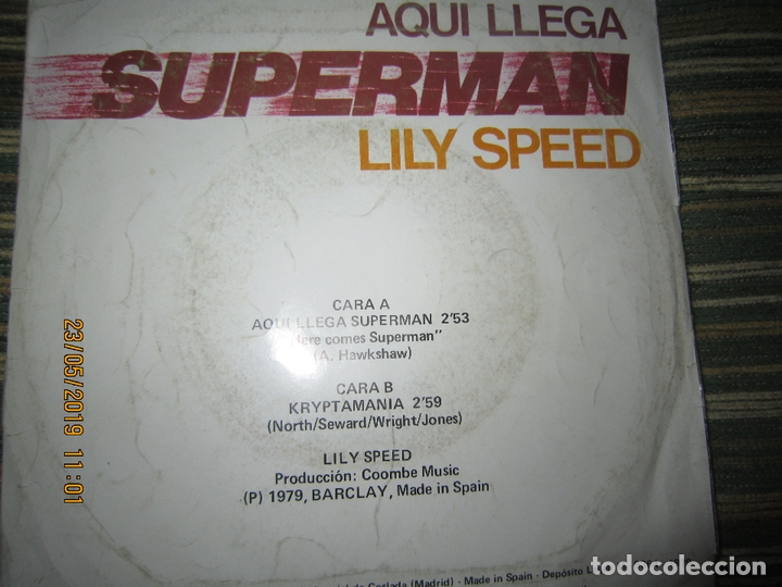 lily speed - aqui llega superman single origina - Comprar Discos ...