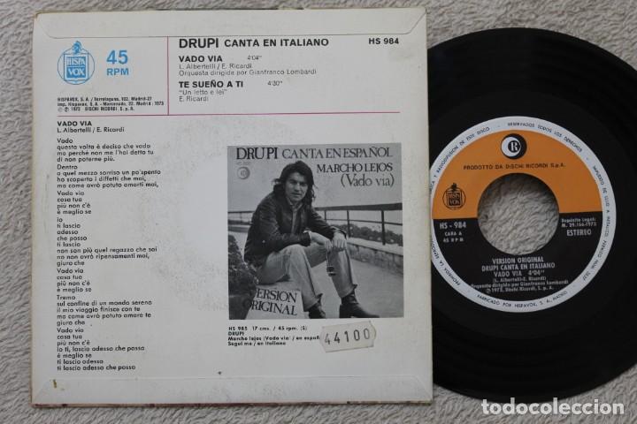 drupi vado via single vinyl made in spain 197 - Comprar Discos Singles ...