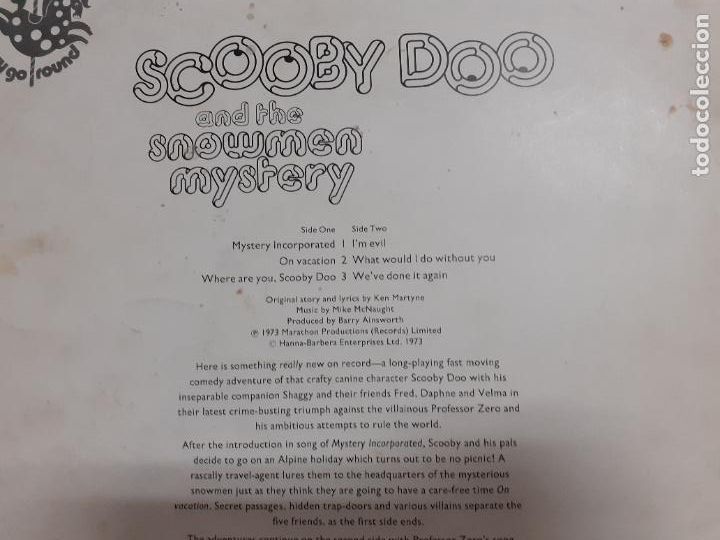 scooby doo and the snowman mystery lp album mfp - Comprar Discos LP ...