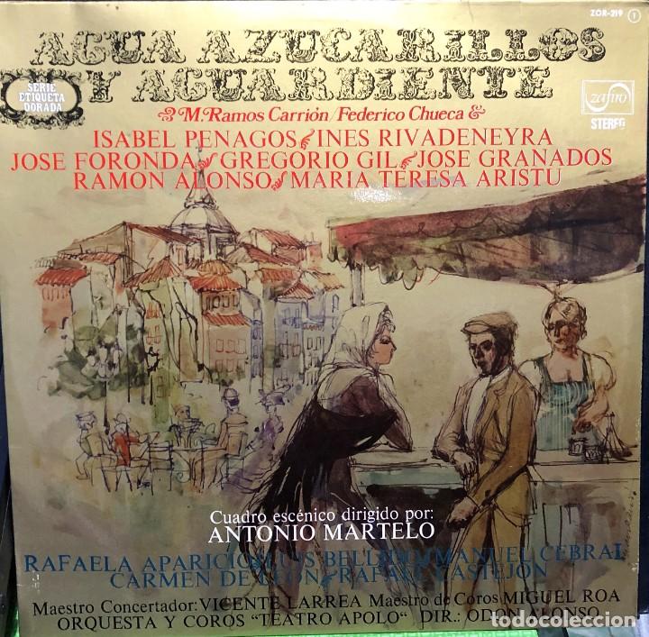 miguel ramos carrión, federico chueca – agua, a - Comprar Discos LP ...