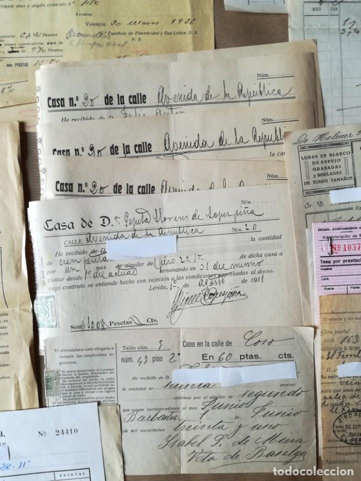 facturas y recibos años 1930 y 1940 empresas de - Comprar en ...