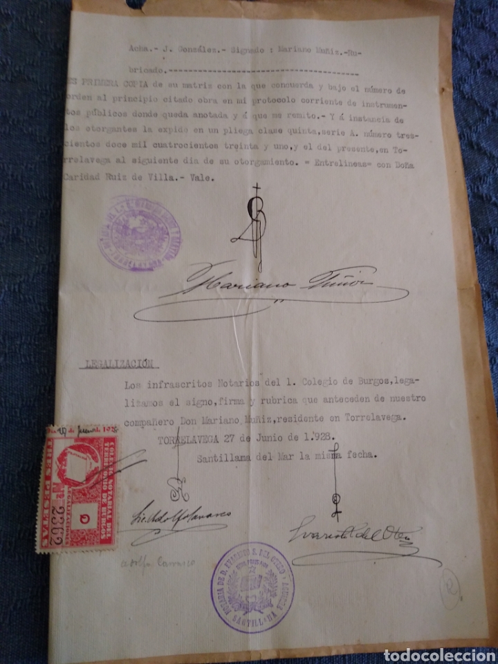 Sello Notarial En Carta