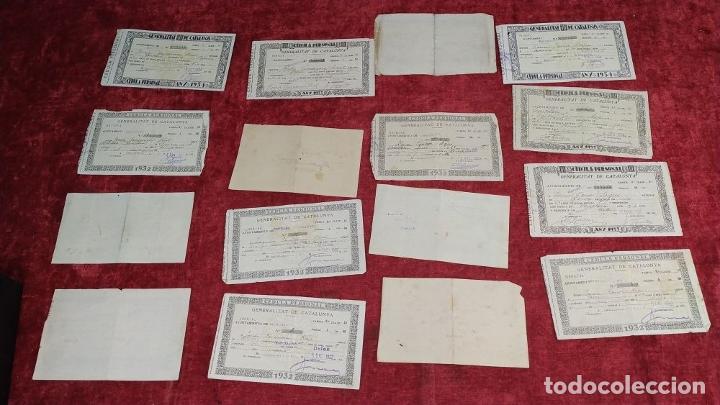 16 cedulas personales de la generalitat de cata - Comprar en ...