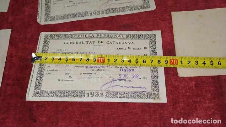 16 cedulas personales de la generalitat de cata - Comprar en ...