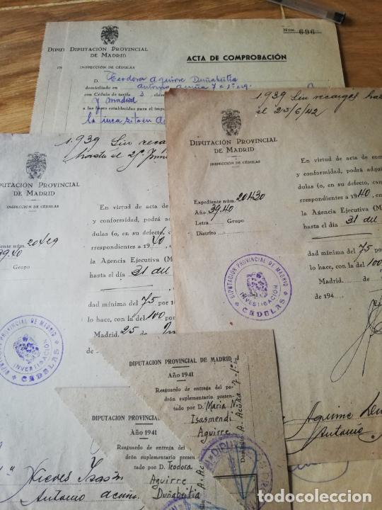 lote documentos sobre cédulas personales 1940 - - Comprar en ...