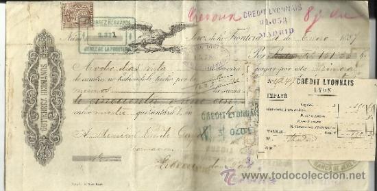 letra de cambio. librador: gutierrez hermanos. - Comprar Documentos ...