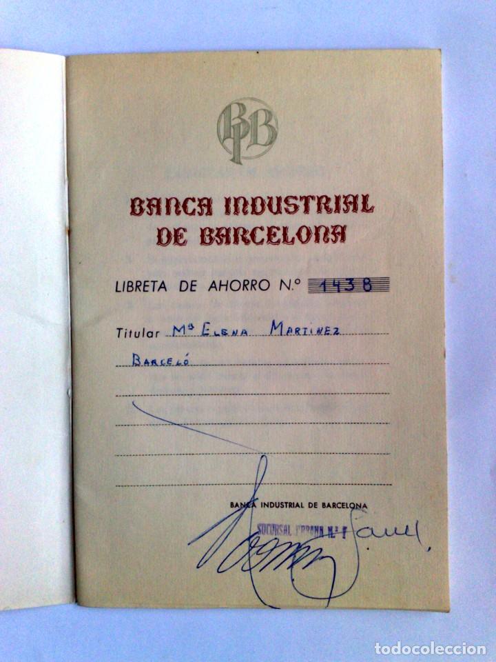 libreta ahorro,banco undustrial de barcelona,ex - Comprar Documentos ...