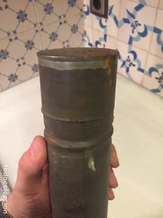 antiguo tubo / canuto para llevar documentos / - Comprar en ...
