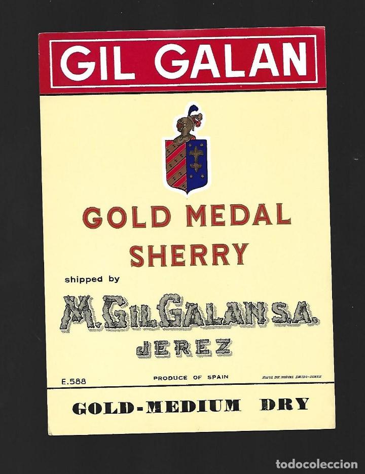 gil galan jerez gold medal sherry etiqueta - or - Compra venta en ...