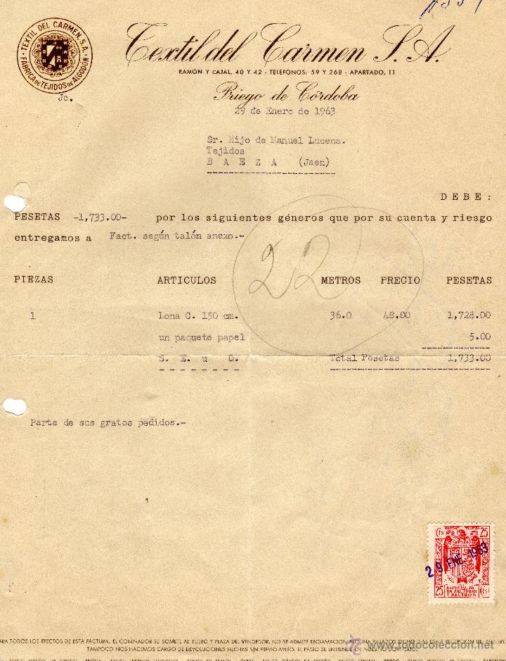 interesante lote de 16 facturas y cartas años 5 - Comprar Facturas ...