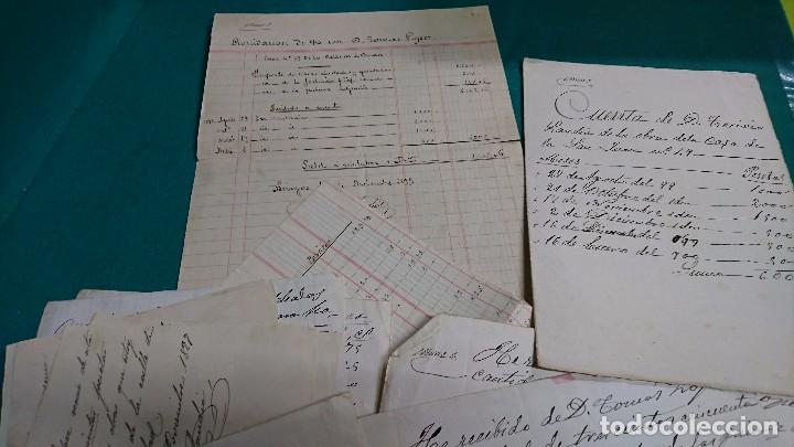 lote tipo factura recibí manuscritas año 1899 - - Comprar Facturas ...