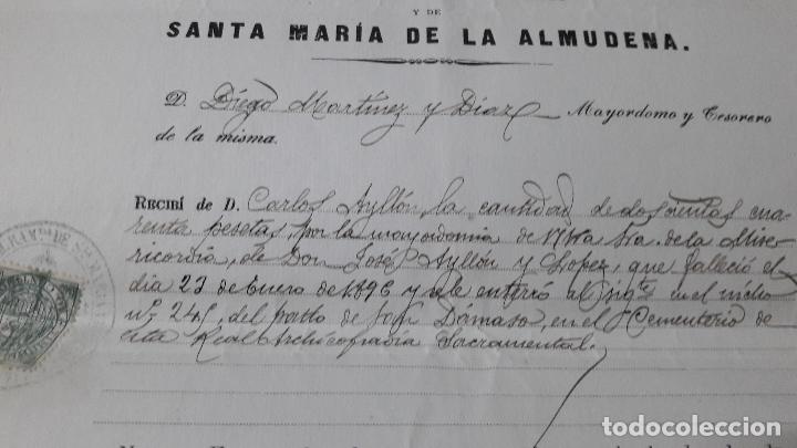 2 facturas agencia funeraria ayon , madrid1891- - Comprar Facturas ...