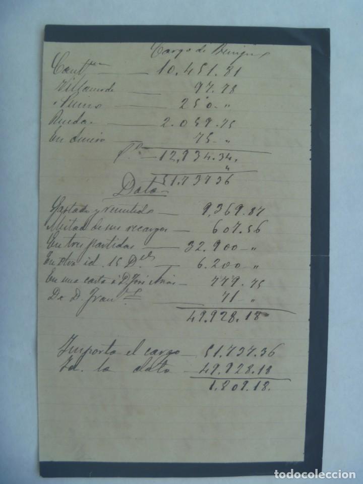 factura manuscrita del siglo xix , en papel de - Comprar Facturas ...