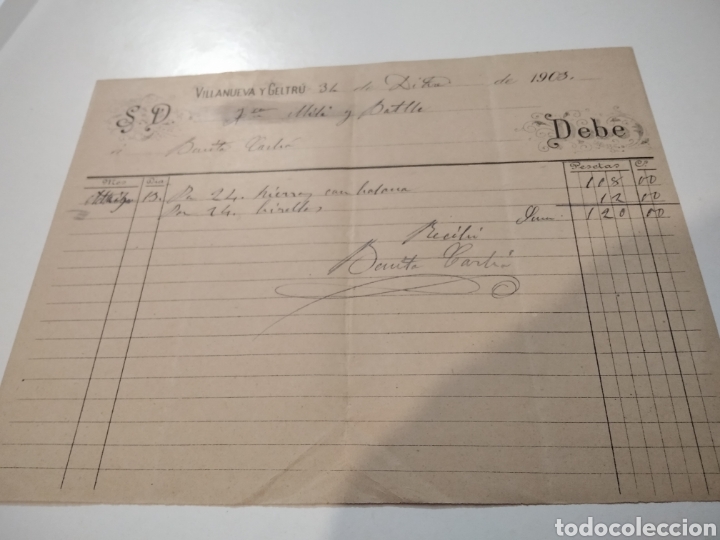 factura antigua 1903 - Comprar Facturas antiguas en todocoleccion ...
