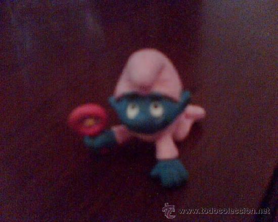 los pitufos. pitufo rosa. figura de goma. - Comprar Otras Figuras de ...