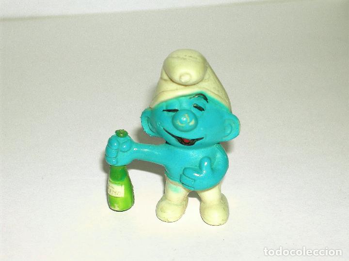 figurita pitufo borracho / bebido / botella - Comprar Otras Figuras de ...
