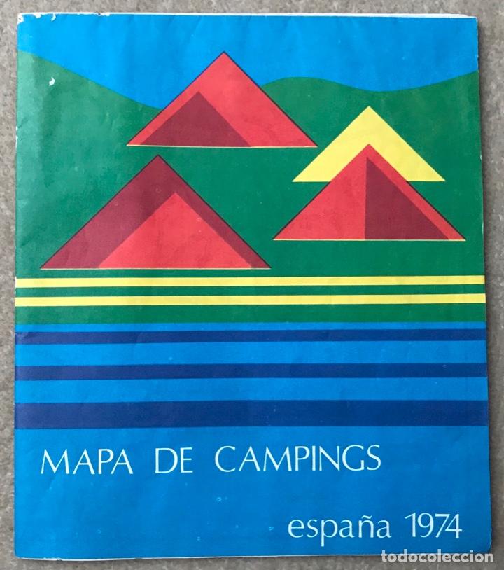 mapa de campings españa 1974 - Comprar Folletos de turismo antiguos en ...