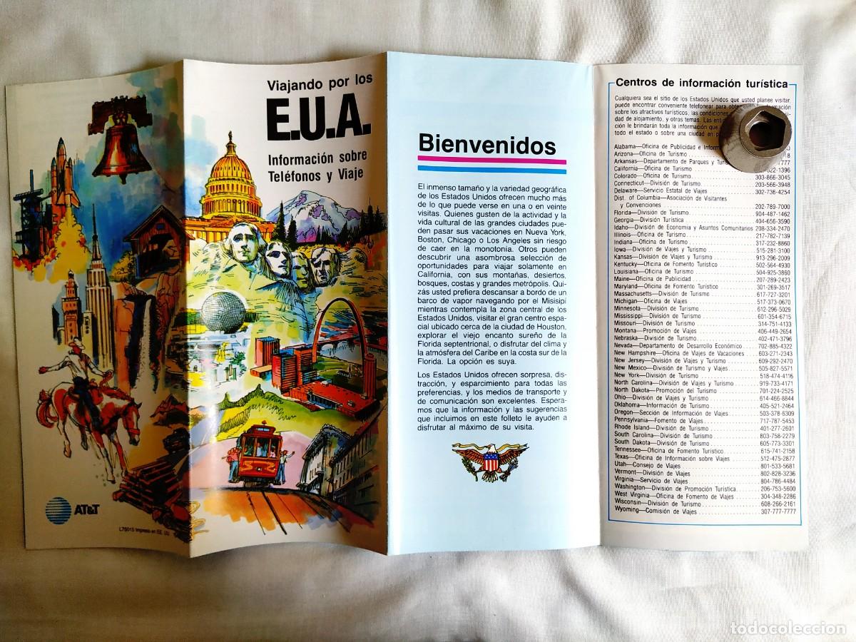 Folleto De Viaje Por Los Estados Unidos