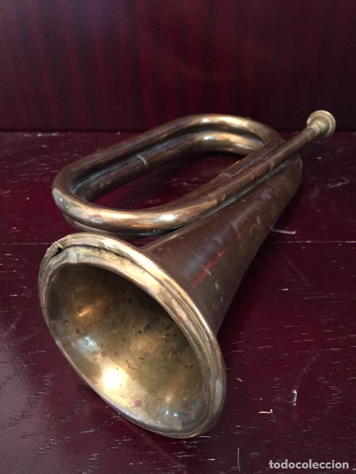 corneta antigua laton posiblemente militar ejer - Comprar Instrumentos ...