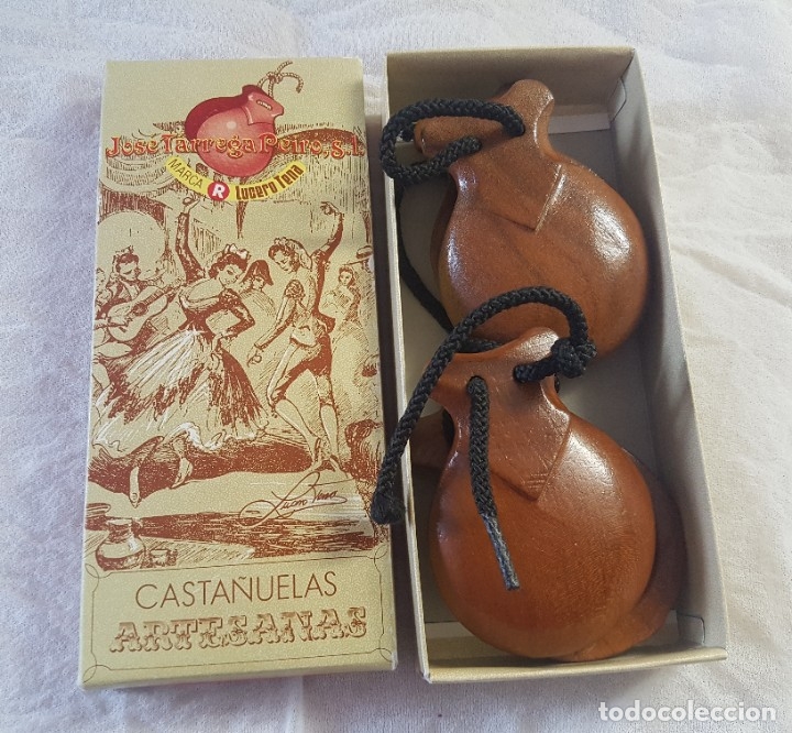 castañuelas artesanas n°5 - Comprar Instrumentos de percusión antiguos ...