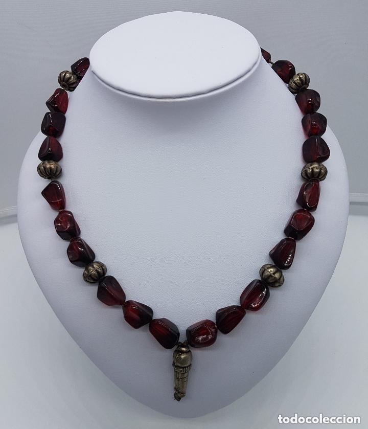 precioso collar antiguo con piezas en símil de - Comprar Collares ...
