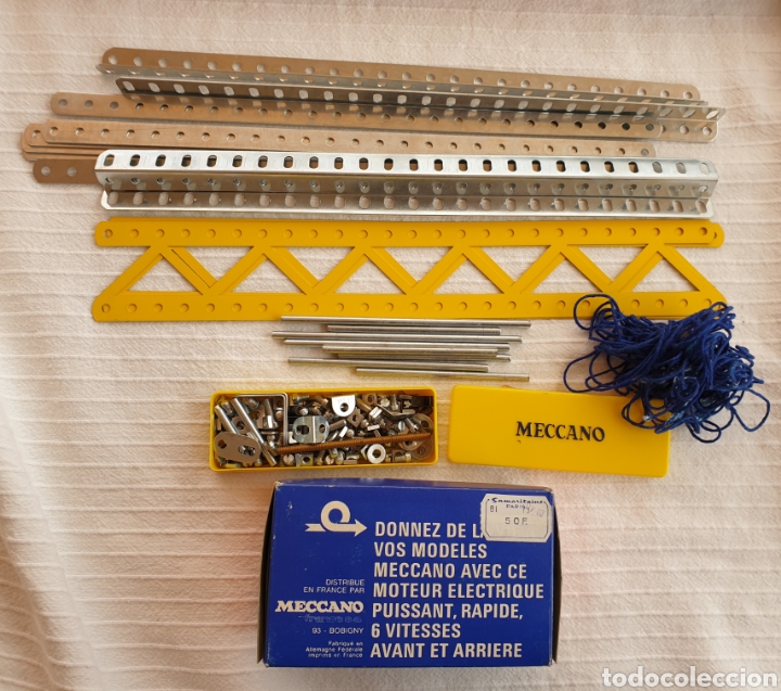 meccano 5 antiguo años 70 con motor - Comprar Juegos construcción ...