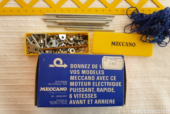 meccano 5 antiguo años 70 con motor - Comprar Juegos construcción ...
