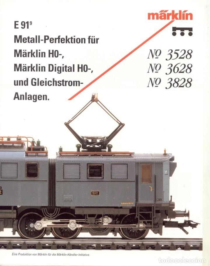 catálogo märklin 1991 e91.9 metall-perfektion f - Comprar Catálogos y ...