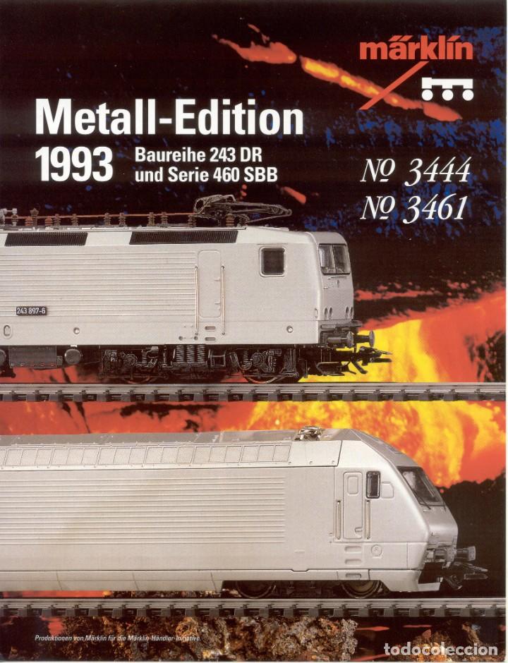catálogo märklin 1993 metall-edition br 243 dr - Comprar Catálogos y ...
