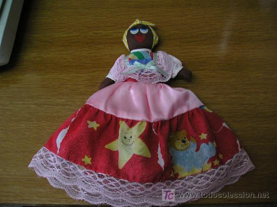 **bonita muñeca cubana de trapo----con dos cuer - Comprar en ...