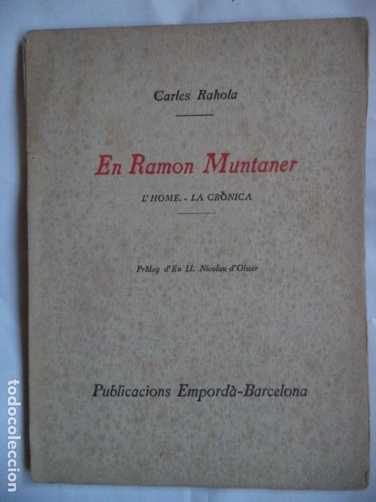 en ramon muntaner.l·home_la cronica.carles raho - Comprar Libros ...