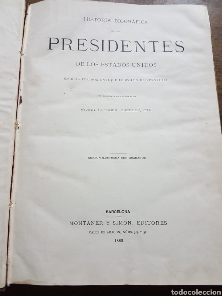 raro libro historia de los presidentes de los e - Comprar Libros ...
