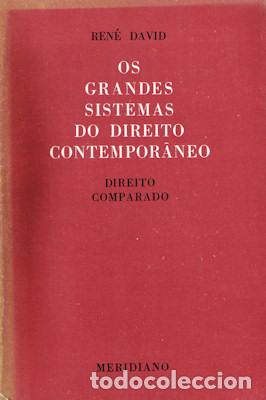 david. (rené) - os grandes sistemas do direito - Compra venta en ...