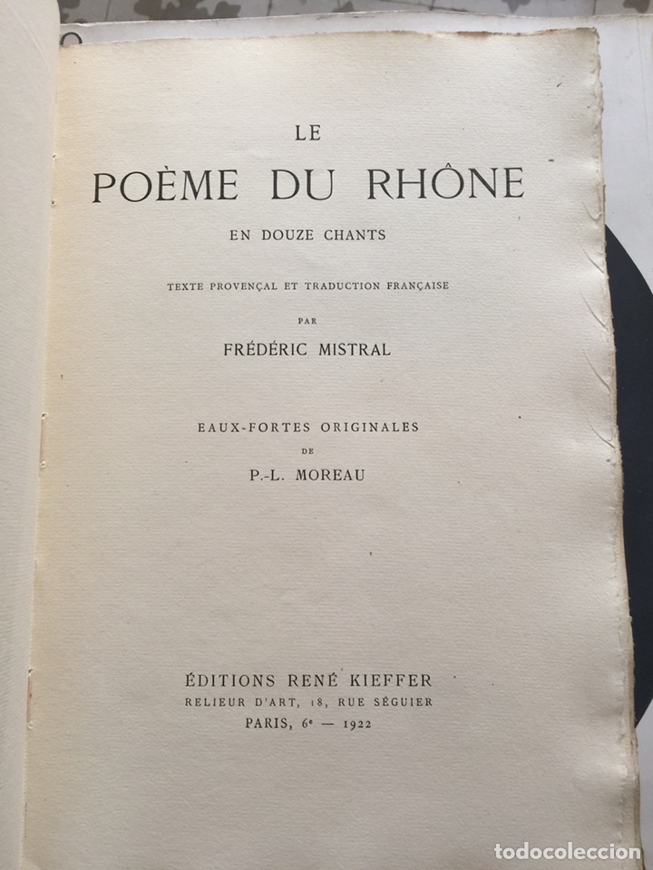poeme du rhone. frédéric mistral. en provenzal - Comprar Libros ...