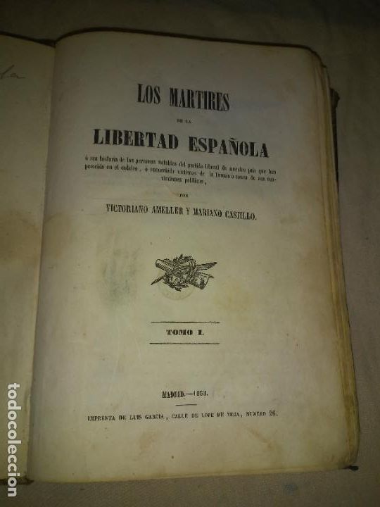 los martires de la libertad española - año 1853 - Comprar en ...