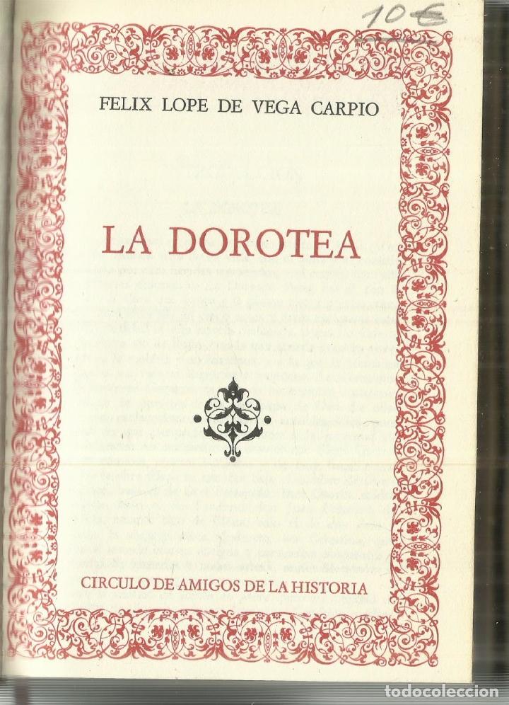 la dorotea. lope de vega. ediciones ferni. madr - Comprar Libros ...