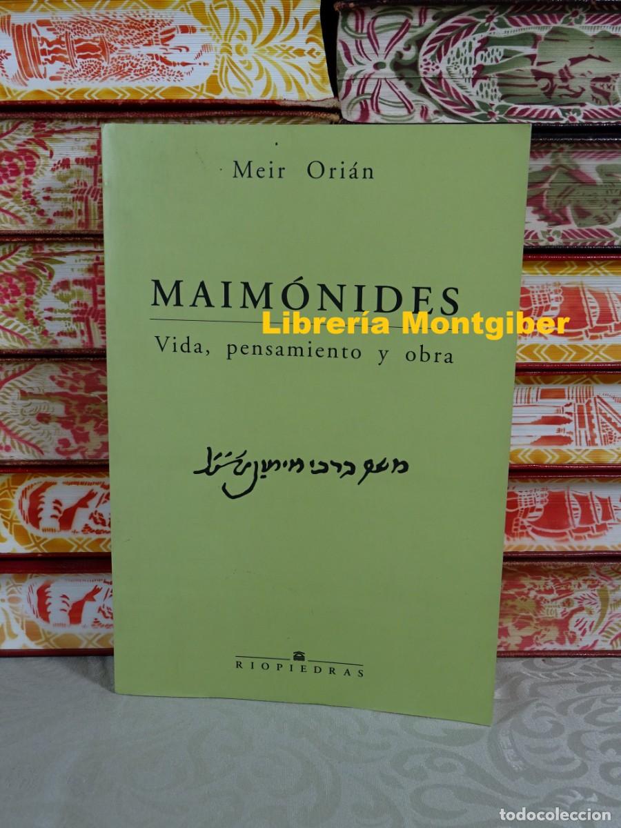 maimonides vida , pensamiento y obra . autor : - Compra venta en ...