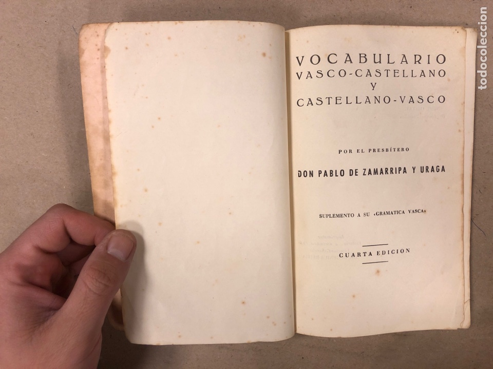 vocabulario vasco-castellano y castellano-vasco - Comprar Diccionarios ...
