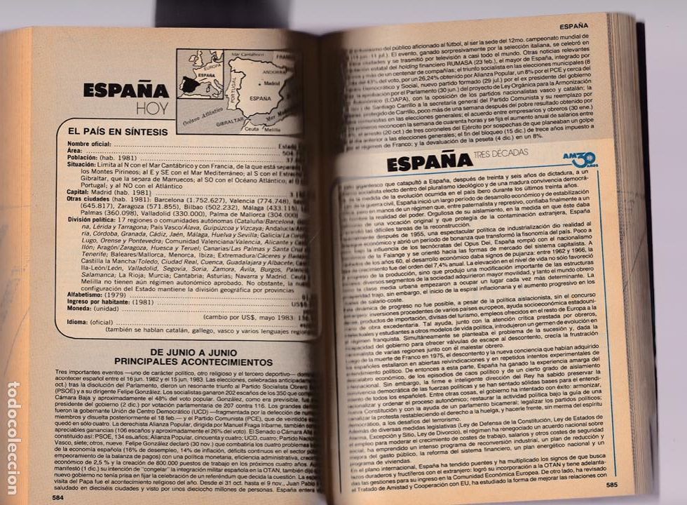 almanaque mundial 1984 : 30 aniversario : [supl - Comprar Libros de ...