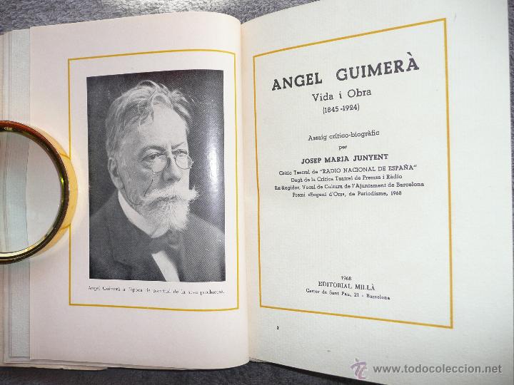 àngel guimerà, vida i obra 1845-1924. j. m. - Comprar en todocoleccion ...