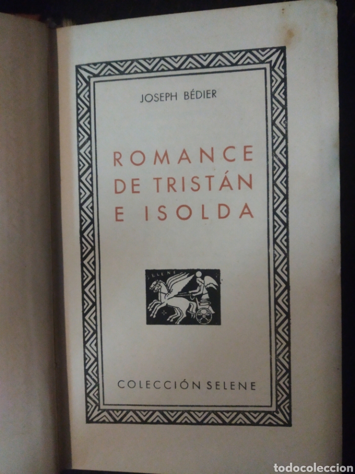 romance de tristán e isolda. bédier, joseph. pu - Comprar en ...