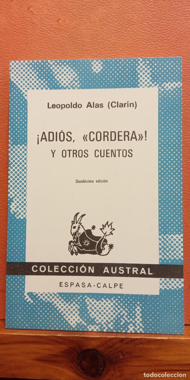 ¡adiós, cordera! y otros cuentos. leopoldo alas - Comprar en ...