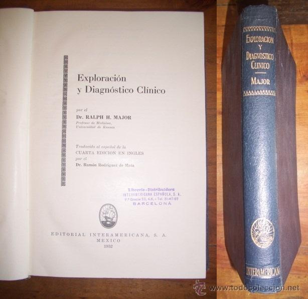 major, ralph h. exploración y diagnóstico clíni - Compra venta en ...