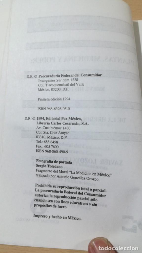 plantas, medicina y poder - xavier lozoya legor - Comprar Libros de ...