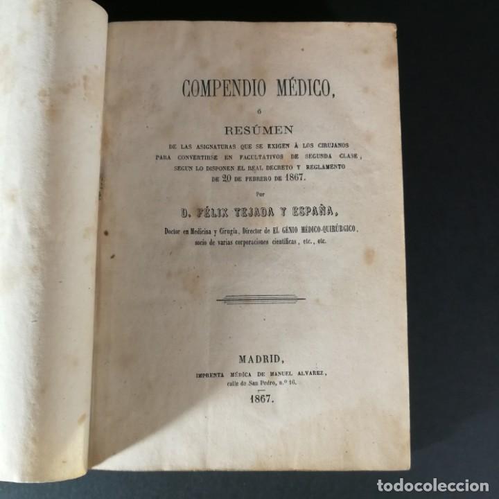 compendio médico 1867 félix tejada y españa - c - Comprar Libros de ...